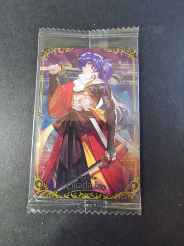Okada Izo Assassin R18 FGO Fate Grand Order Japanese Wafer Card Bandai ...