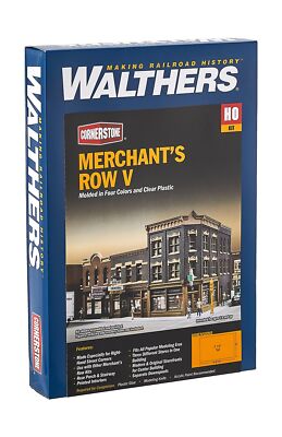 Walthers Cornerstone HO Scale Model Merchant's Row V | eBay
