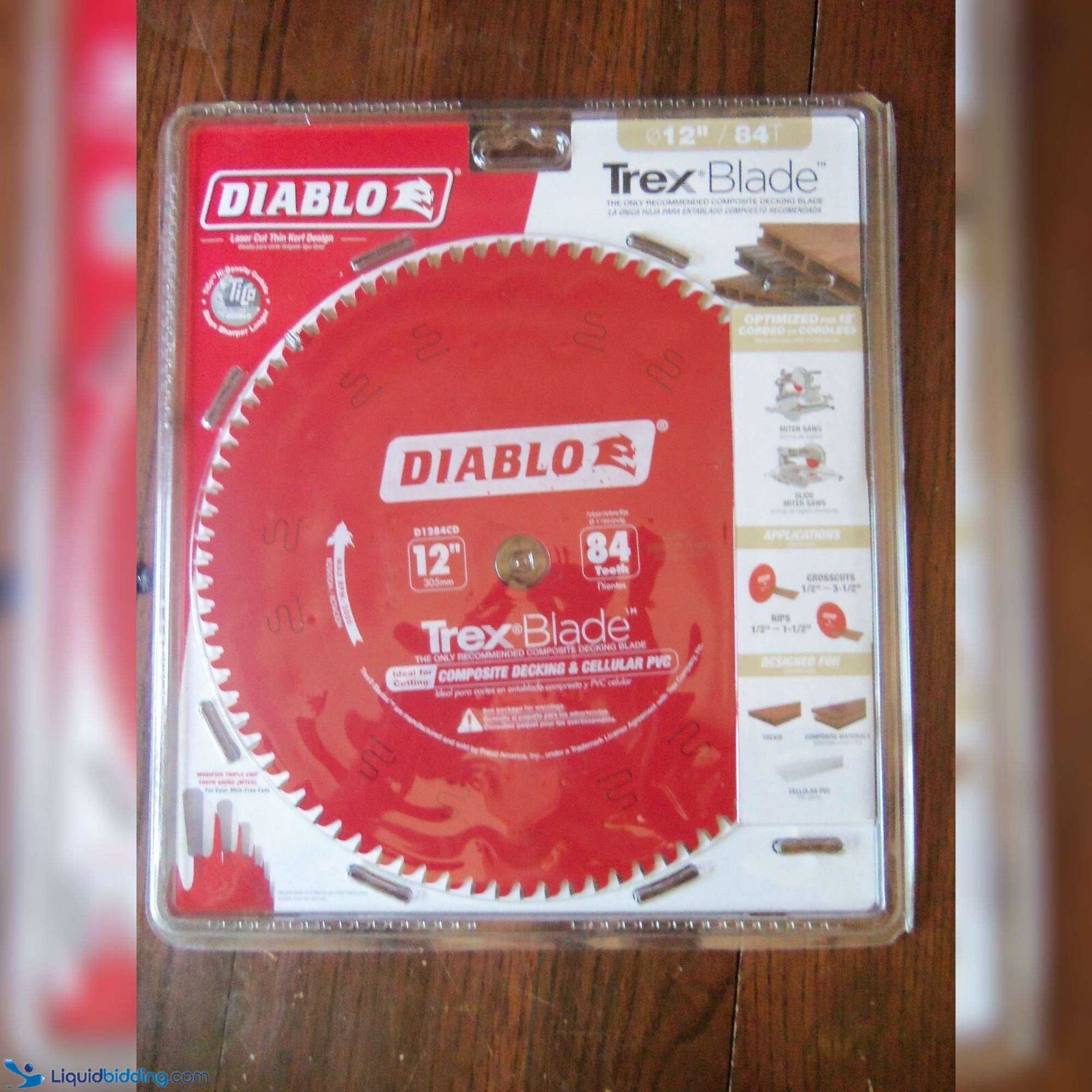 Diablo 12in. x 84-Teeth TrexBlade Circlular Saw Blade for Composites ...