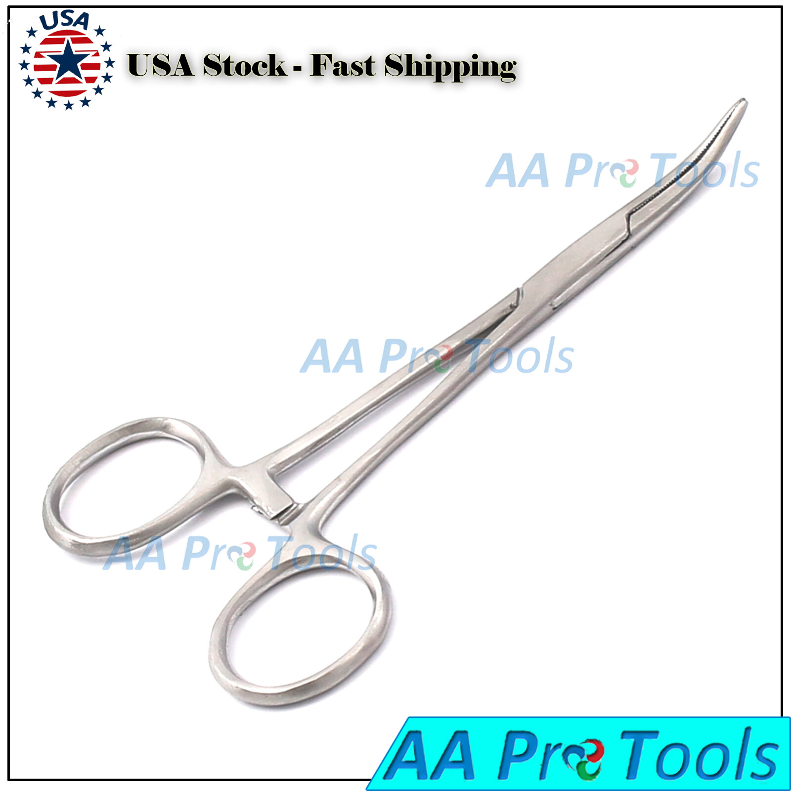 NEW Hemostat Locking Forceps 5.5" Surgical Dental Curved Instruments | eBay