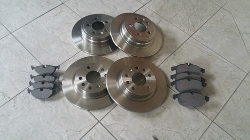 ROVER 75 MG ZT 99-TWO FRONT AND TWO REAR BRAKE DISCS & FRONT& REAR PADS ...