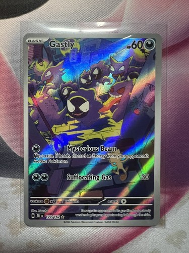Gastly IR 177/162 | Temporal Forces | Holo Illustration Rare | Pokemon ...