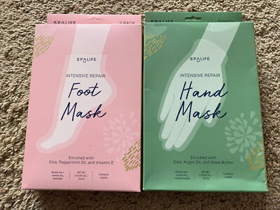 2-SpaLife Intensive Repair Hand Mask and Foot Mask Gift Set New | eBay