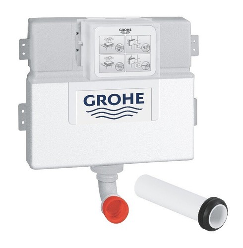 GROHE WC CONCEALED HIDDEN FLUSHING CISTERN 38422 + 37489 INLET PIPE CONNECTOR | eBay