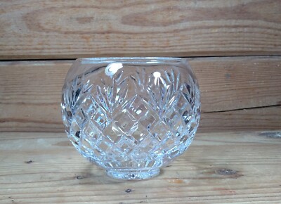 Waterford Crystal Rose Bowl Vase signed Jim O'Leary 1987 Merano ...