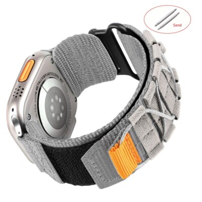 High Quality Loopback Nylon Watch Strap Rugged Sports Canvas Watch Band ...