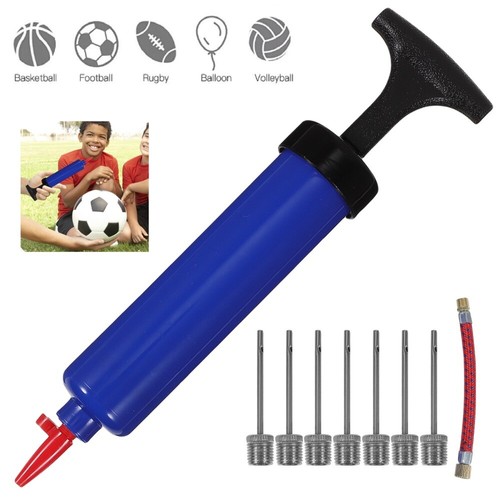 Sports Ball Manual Hand Air Pump Inflate Basketball Football Volleyball ...