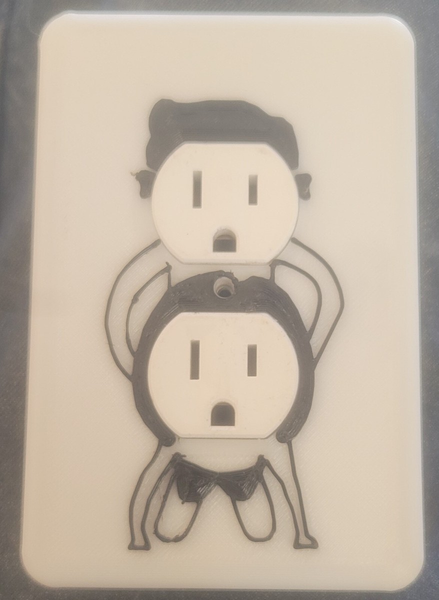 Funny Electrical Outlet Drawing