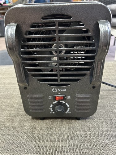 Soleil Intertek 750 / 1500 Watt Electric Utility Space Heater TFH-203-S ...