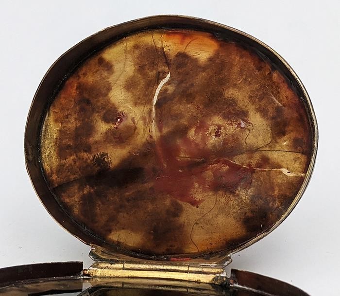 FINE VICTORIAN BANDED AGATE & GILT COPPER SNUFF BOX 19TH CENTURY | eBay UK