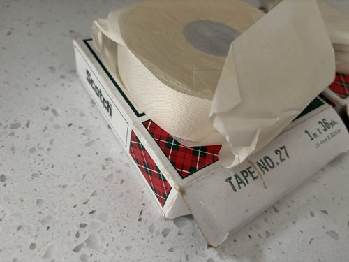 Vintage 3M 27 Glass Cloth Electrical Tape - White | eBay