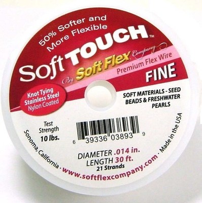 Soft Flex Soft Touch Premium Flex Wire ~ Satin Silver .014in x 30ft ...