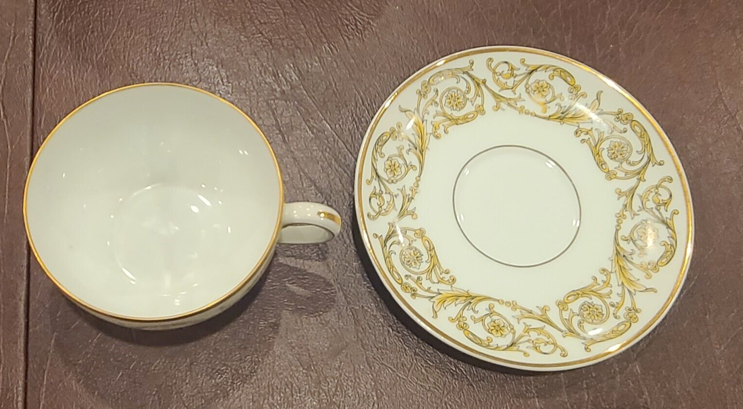Vintage Limoges GOA France Porcelain Dinnerware Set for 12 Gimbel ...