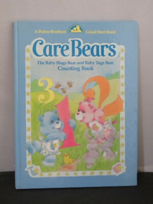 Vintage 1984 Care Bear Baby Hugs & Tugs Counting hard cover book | eBay