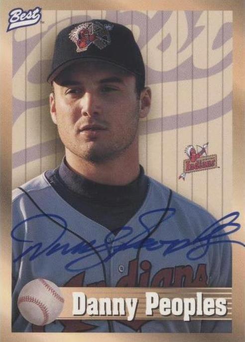 1998 Team Best/Best - Autographs Danny Peoples Tan Border Variation (AU ...