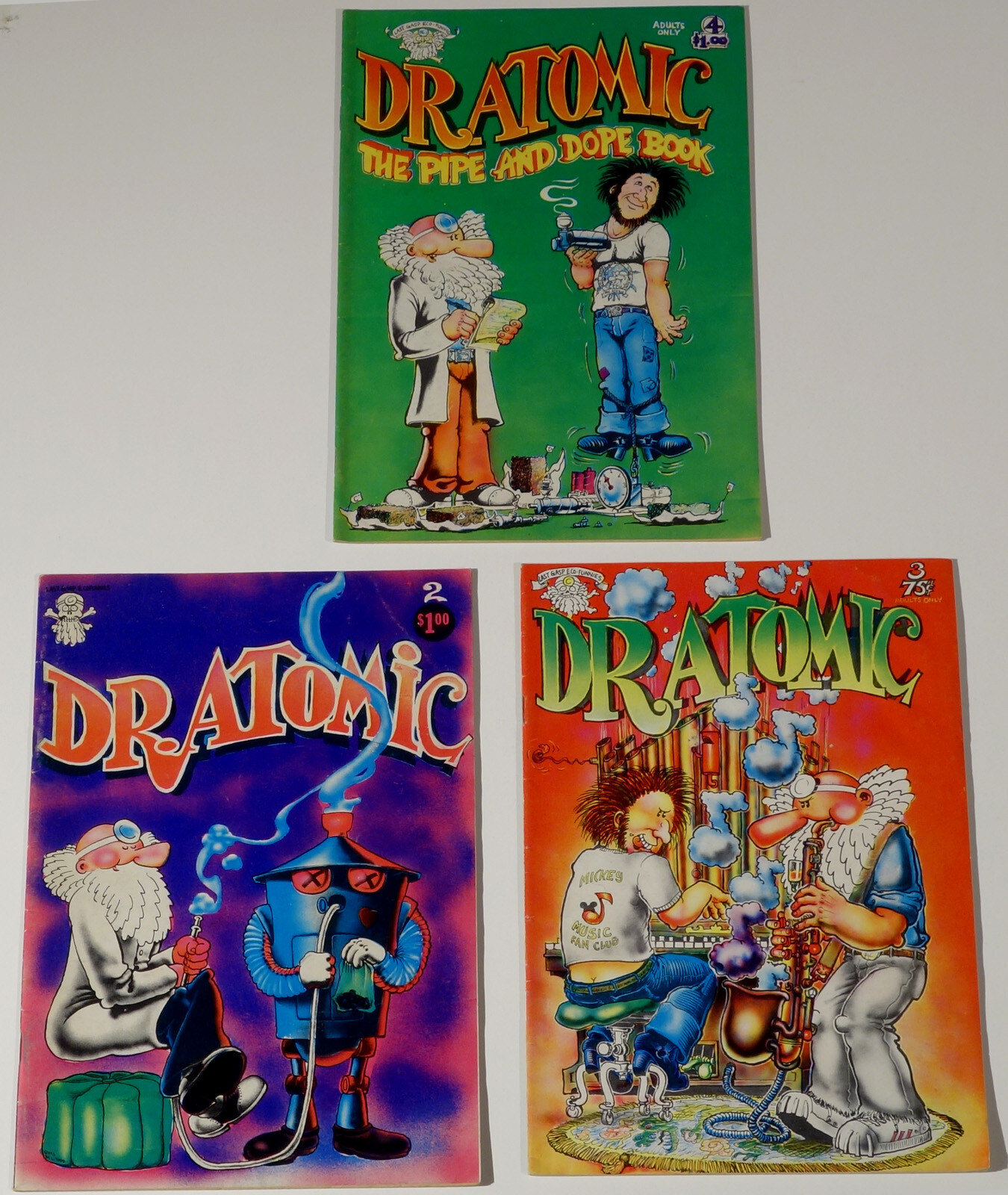 3 issues Dr. Atomic by Larry Todd No. 2-4 1973-76 Last Gasp | eBay