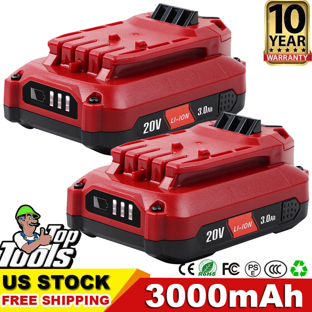2Pack For Craftsman V20 20 Volt MAX Lithium Battery CMCB204 CMCB202 ...