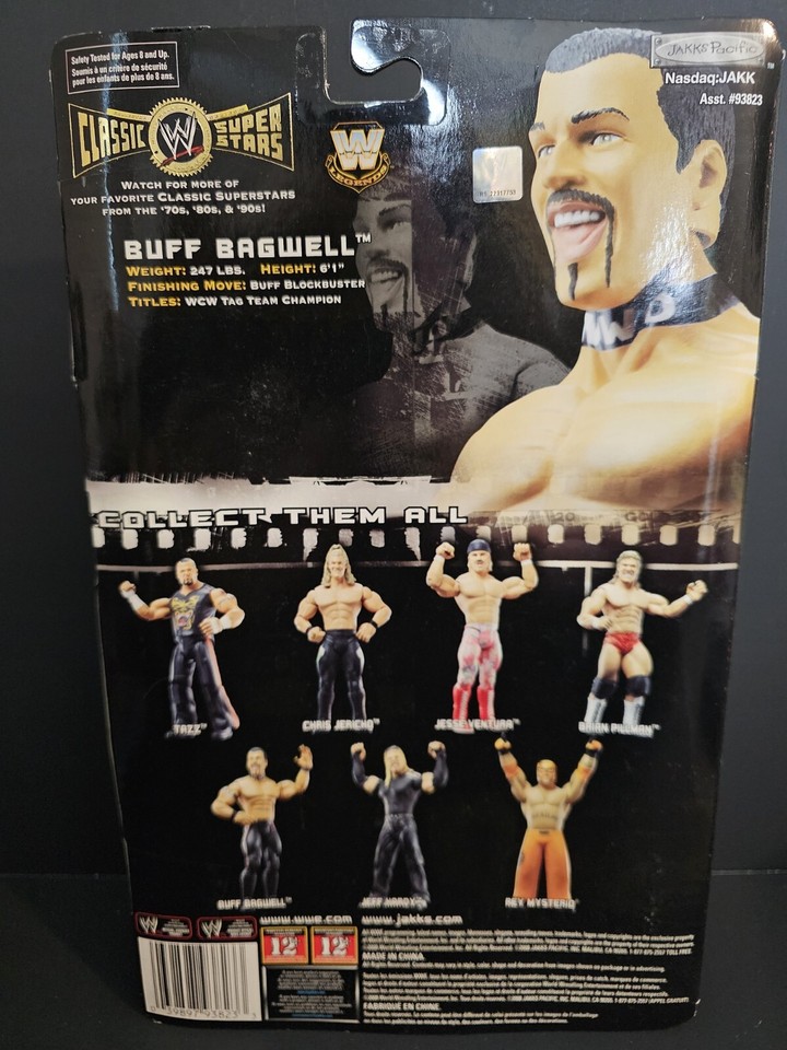 WWE Classic Superstars Autographed Buff Bagwell NWO Collector Series ...