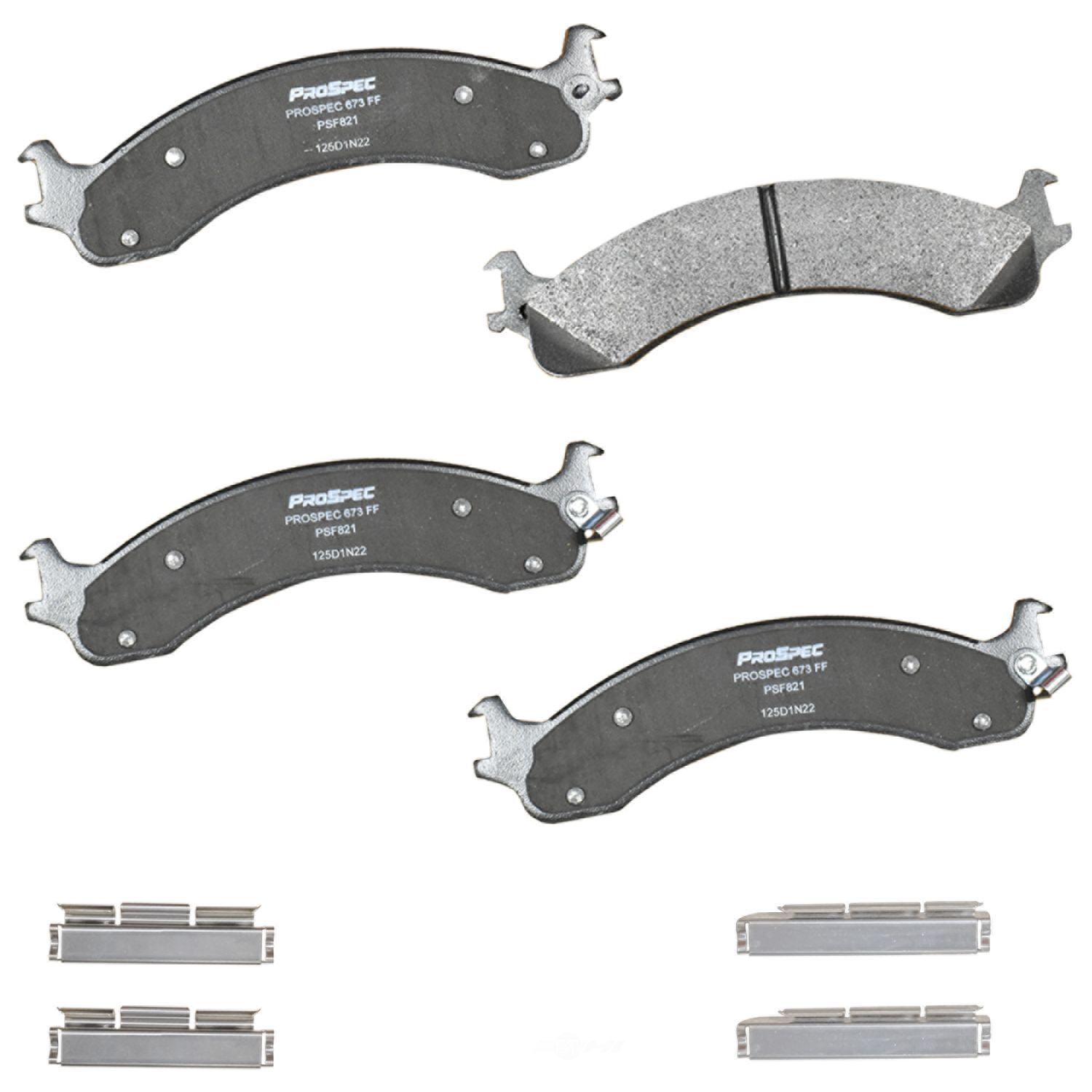 Disc Brake Pad Set-Fleet Semi-Metallic PROSPEC PSF821 for sale online ...
