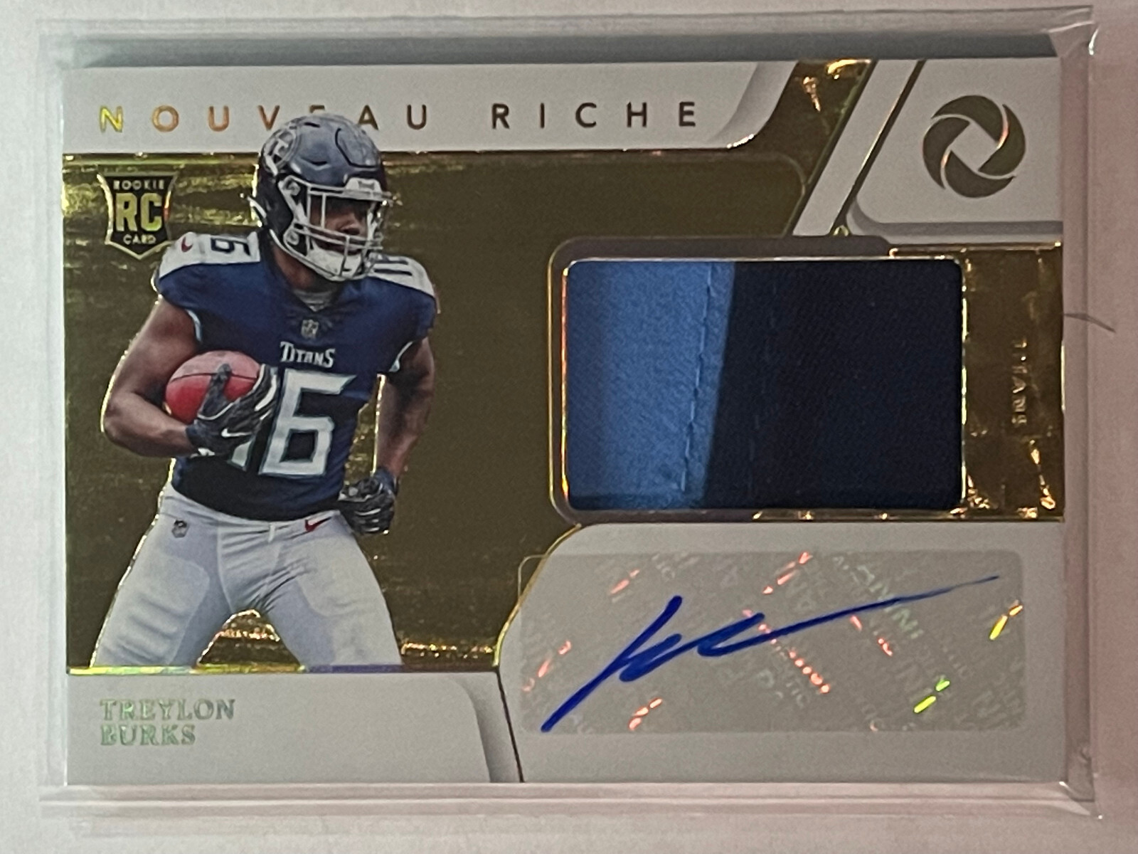 2022 Panini Gold Standard FOTL Treylon Burks RC Patch Auto Nouveau ...