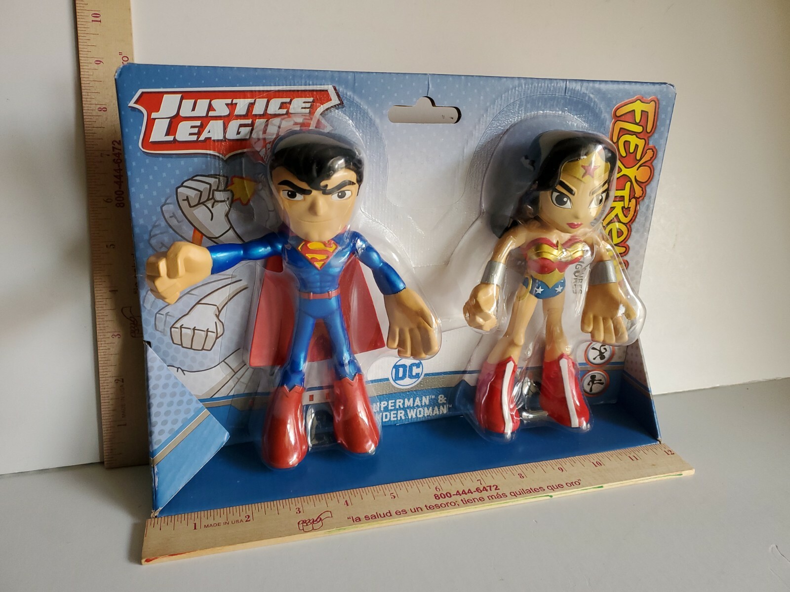 Flextreme! DC Justice League Wonder Woman and Superman Bendable 7 ...