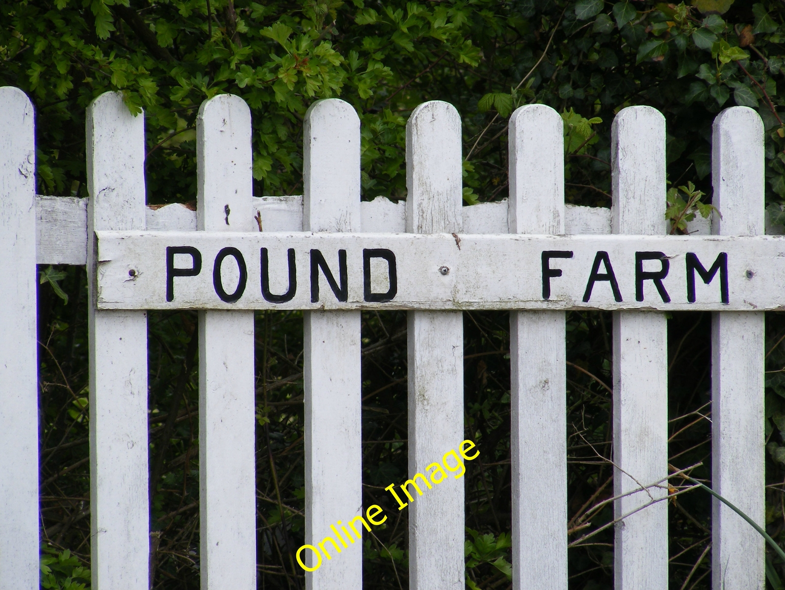 Photo 6x4 Pound Farm sign Ringsfield Corner At Pound Farm off Rendisham ...