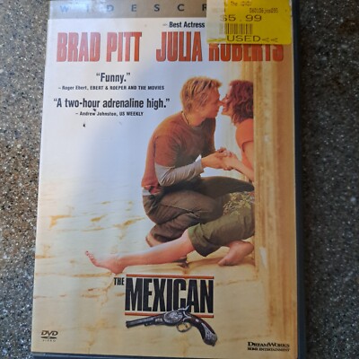 The Mexican (DVD, 2001, Widescreen) Brad Pitt 667068782226| eBay