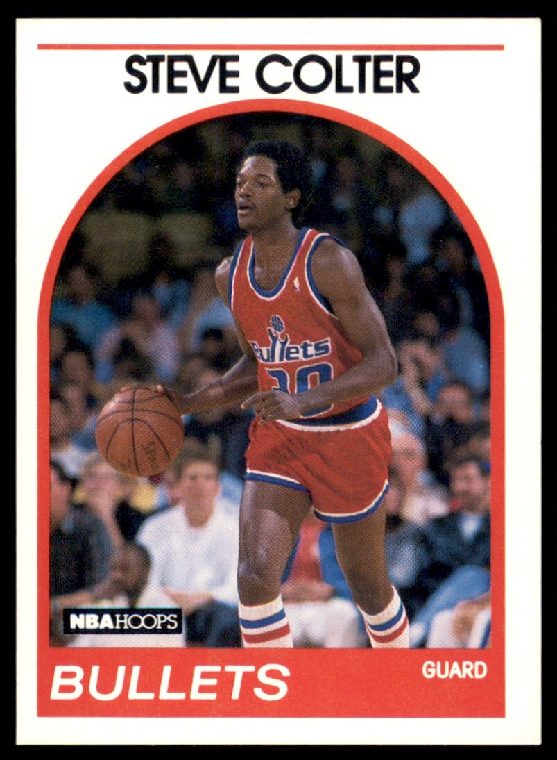 1989-90 Hoops Steve Colter Rookie Washington Bullets #214 | eBay