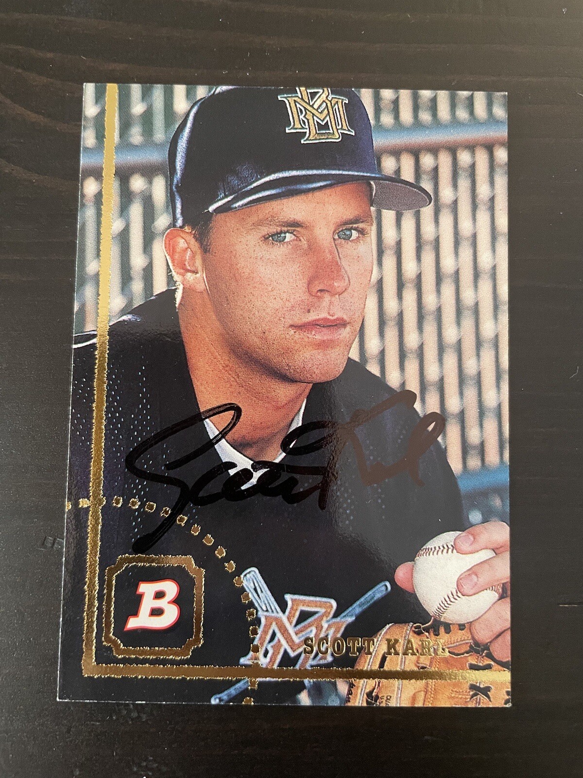 1994 Bowman #477 Scott Karl Milwaukee Brewers Signed Card Autographed ...