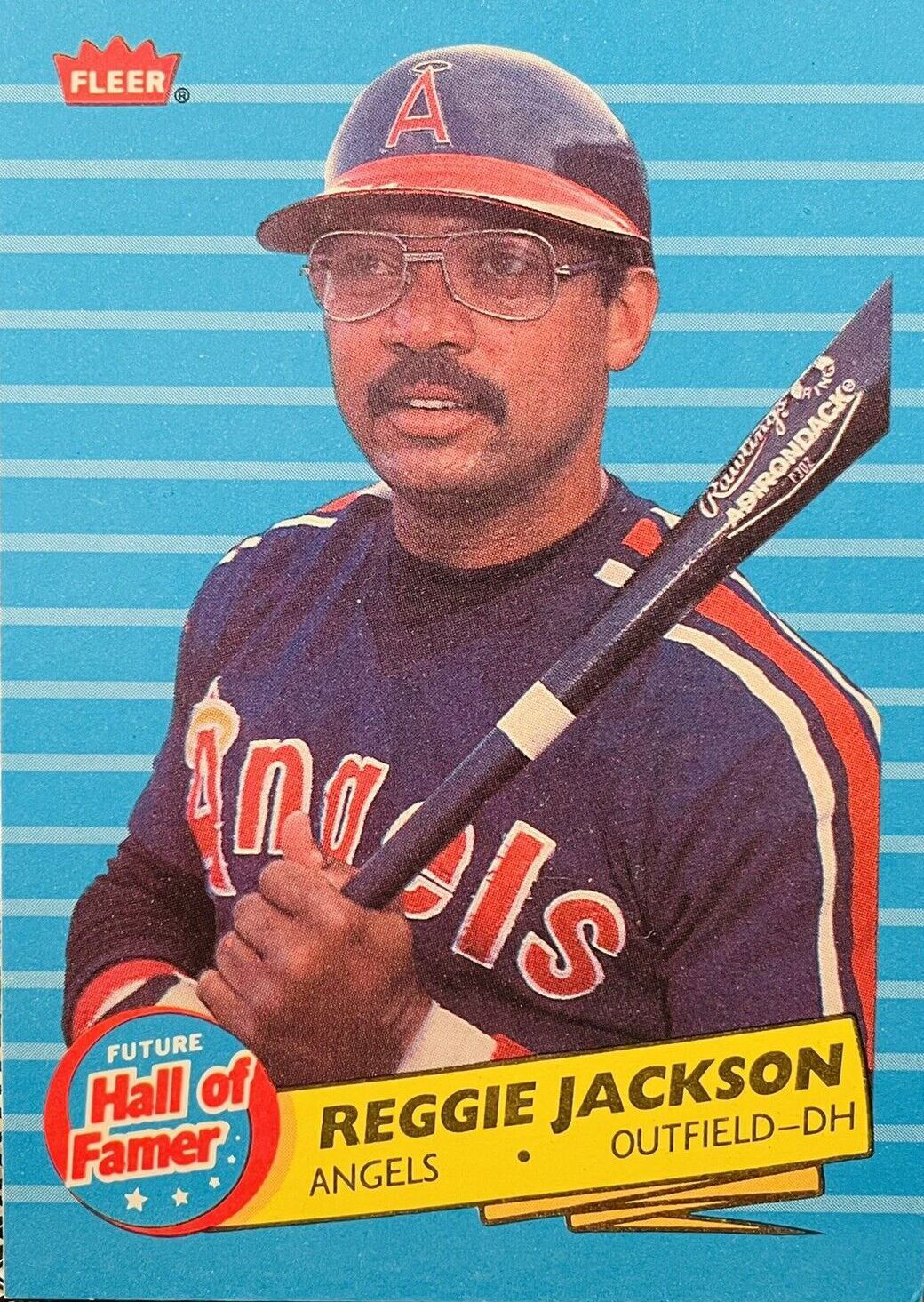 1986 Fleer Future Hall of Famer #6 Reggie Jackson - California Angels ...