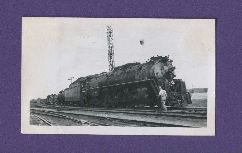 1937 Kansas City Southern KCS 2-10-4 Steam Locomotive #905 - B&W ...