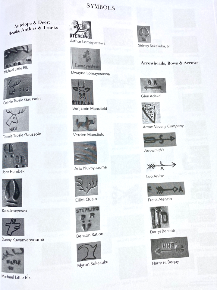 NEW Native American & Southwestern Silver Hallmarks 5th Ed Book Bille ...