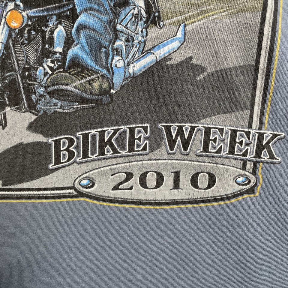 Route 66 T-Shirt Men's XL Blue 2010 Bike Week Oatman AZ Historic Route ...