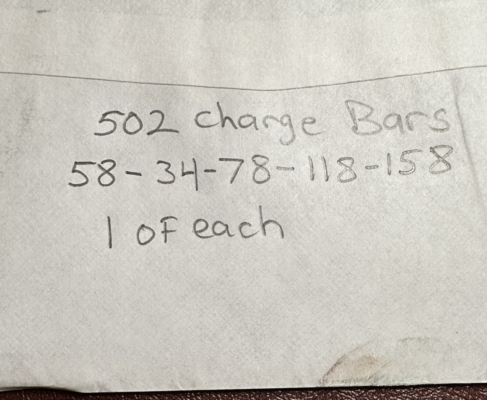 mec charge bars 502 5 Pieces | eBay