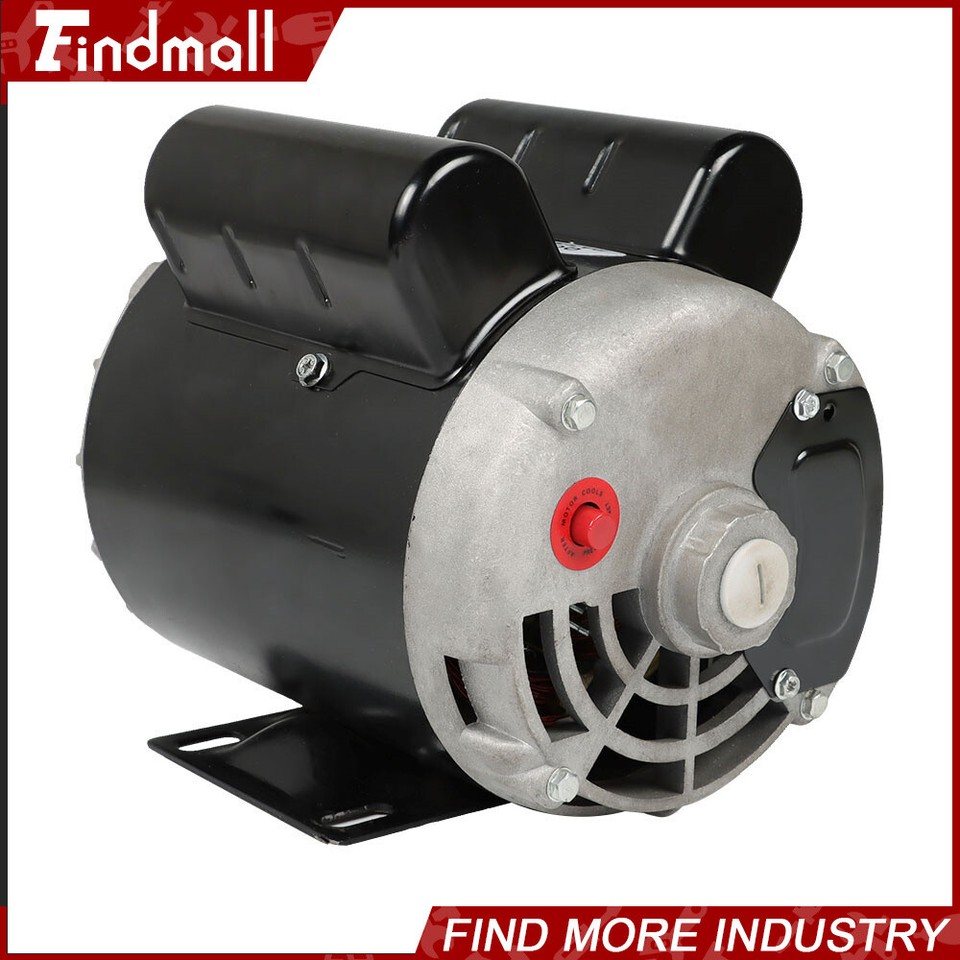 Compressor Duty 2 HP SPL Single Phase Electric Motor 3450 RPM 56 Frame ...