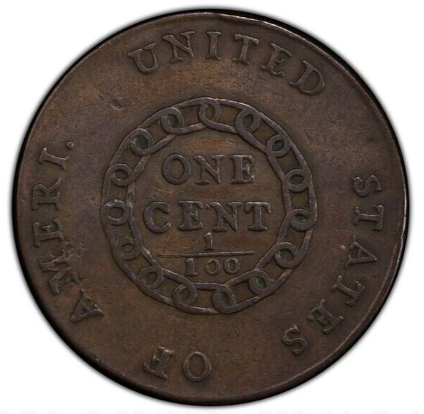 1793 CHAIN CENT AMERI. PCGS VF DETAILS S-1, B-1, R-4 RARE AMERI. | eBay