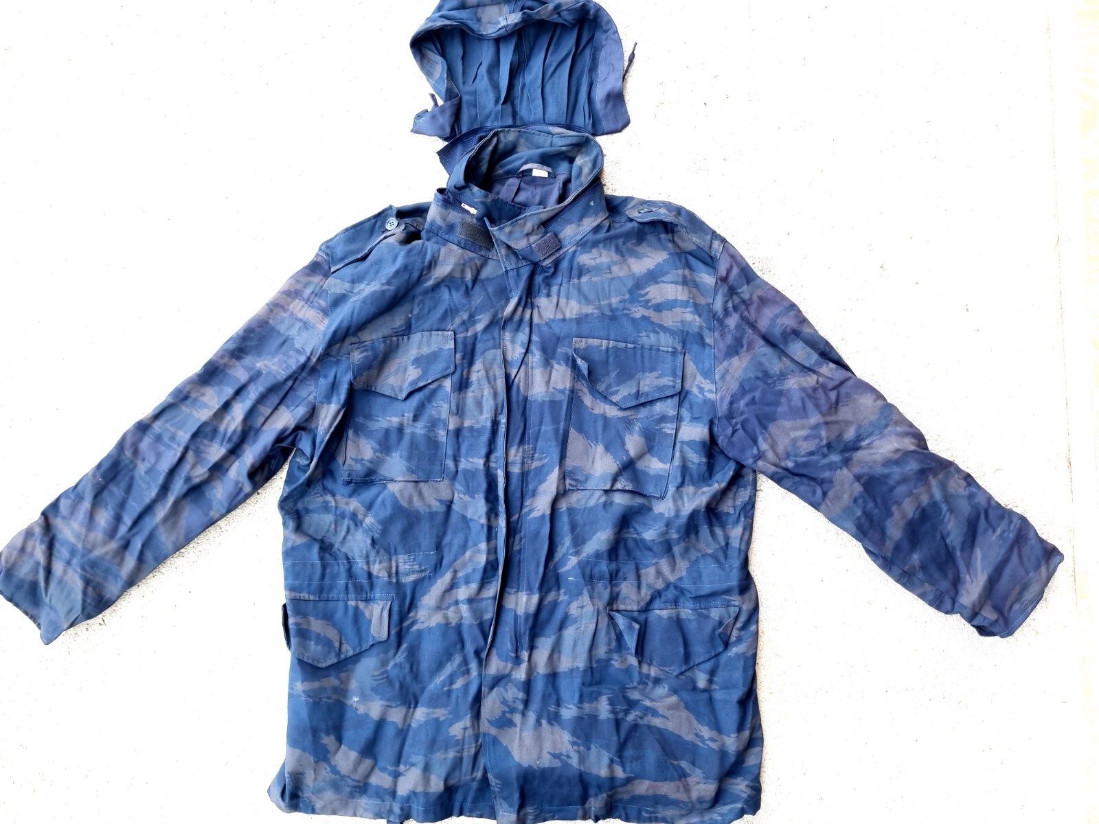 Bosnian Serb Army purple tiger stripe camouflage jacket police Serbian ...