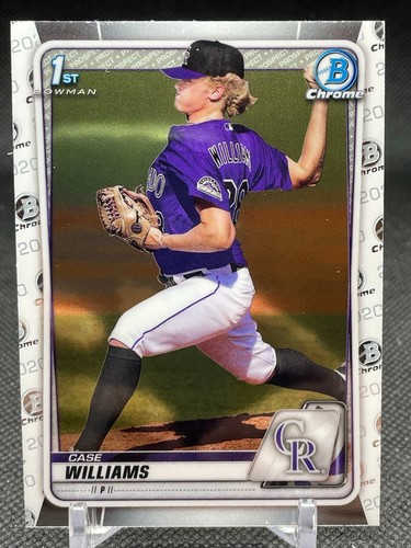 2020 Bowman Draft Case Williams 1st Chrome Baseball Card | eBay