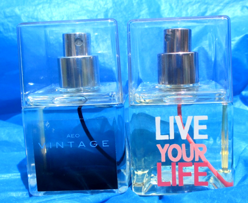 (2) American Eagle Outfitters (AEO) 3.4 fl oz Perfume HTF Live Your ...