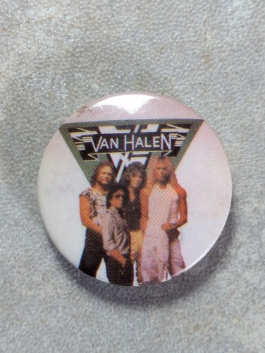 Vintage 80s Van Halen Pin BADGE Purchased Around 1986 Rare | eBay