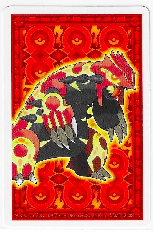 OMEGA RUBY Pokemon Japanese Poker Playing Card 8 OF DIAMONDS Mint | eBay