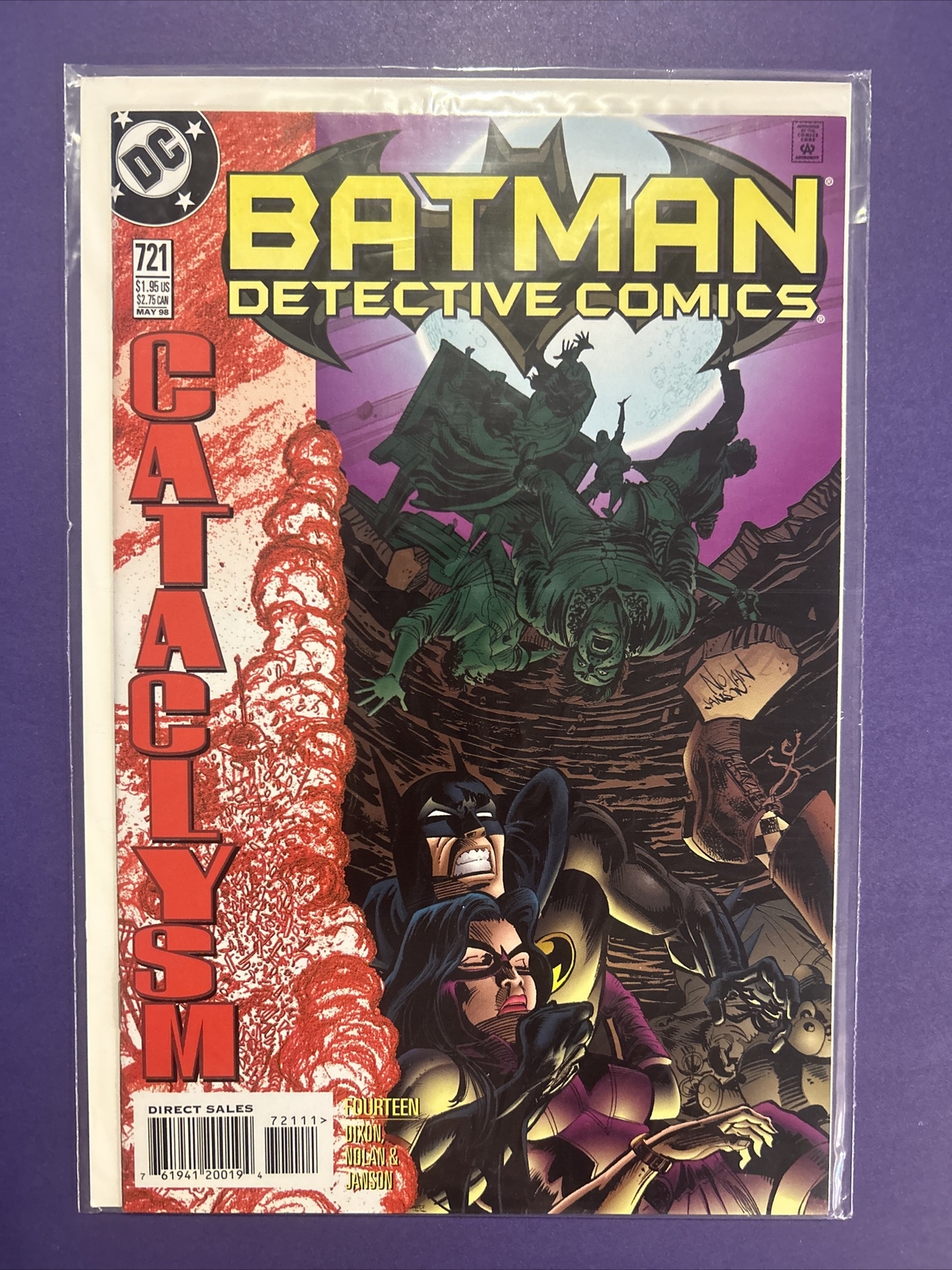 Detective Comics (1937) #721 Cataclysm Part 14 Vs Quakemaster - 1st ...