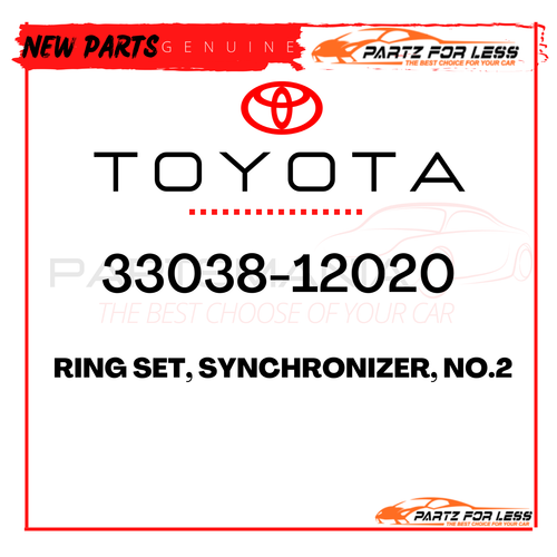 33038-12020 TOYOTA GENUINE RING SET, SYNCHRONIZER, NO.2 3303812020 NEW ...