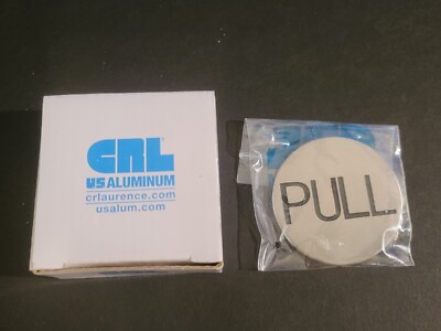 NIB CRL 2EPBSPL Brushed Stainless Steel 2" Round Pull Indicator C.R ...