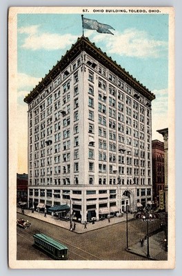 Vintage Ohio Building Toledo Ohio Postcard White Border H.H. Hamm | eBay