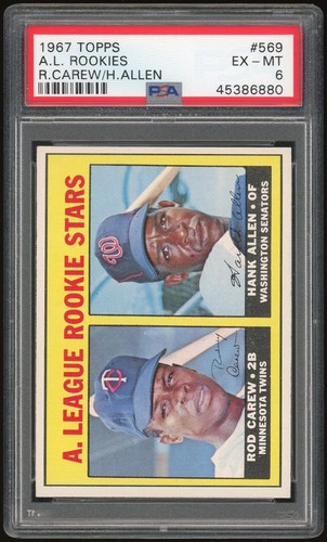 1967 Topps #569 Rod Carew RC PSA 6 *6880 | eBay