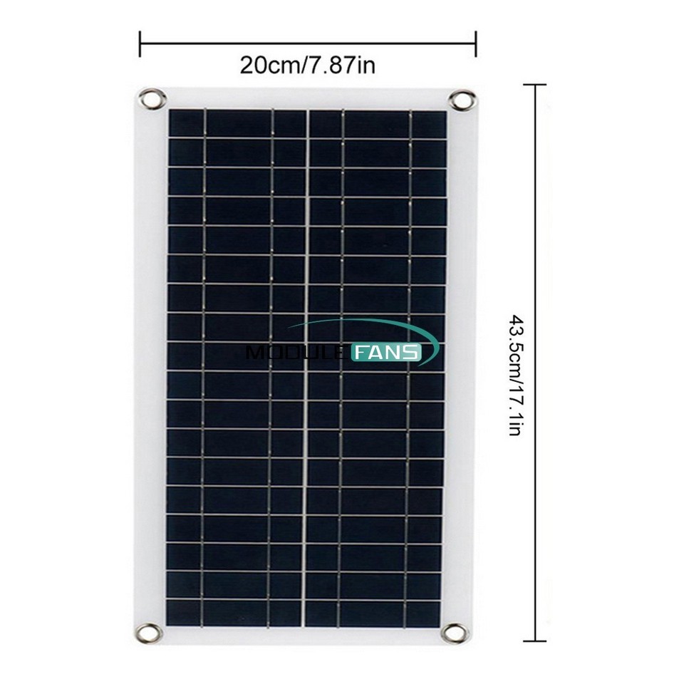 1000W Solar Panel Kit Controller 12V Battery Charger USB Caravan Boats ...