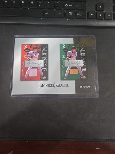 2003 Leaf Limited "Moniker Parallel" Post Card Size Cal Ripken Jr /900 ...