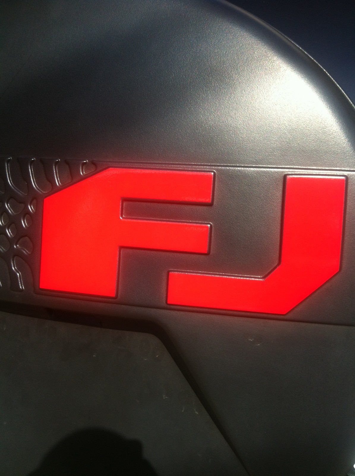 FITS Toyota FJ Cruiser Spare Tire Cover Decal 07 08 09 2010 2011 2012 ...