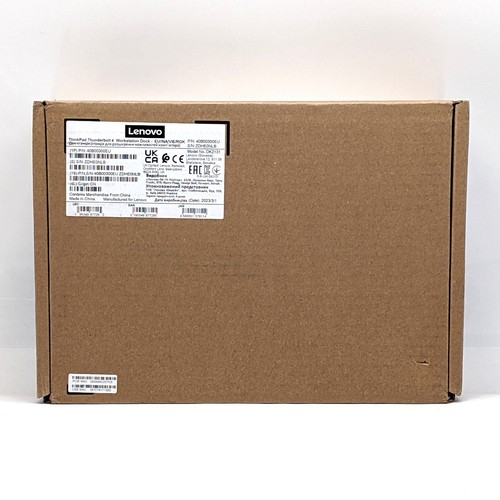 Lenovo ThinkPad Thunderbolt 4 Workstation Dock 40B00300EU (EU Version ...